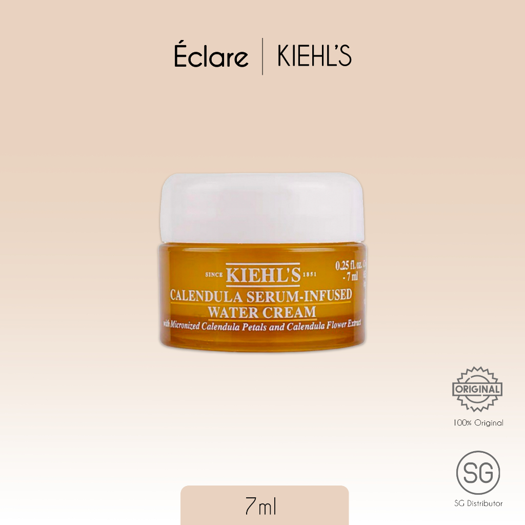 Kiehl's | Mini Calendula Serum Infused Water Cream Moisturizer 7ml ...