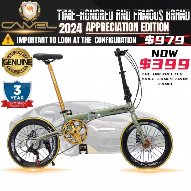 [SINGAPORE OFFICIAL SHOP] CAMEL New Arrivals Aluminum 20inch Foldable ...