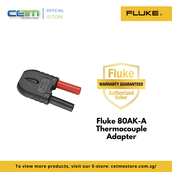 Fluke 80AK-A Thermocouple Adapter | Shopee Singapore