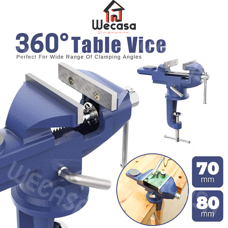 [SG] 70mm 360 Rotation Work Bench Vice Clamp Bench Table Vise Wood ...