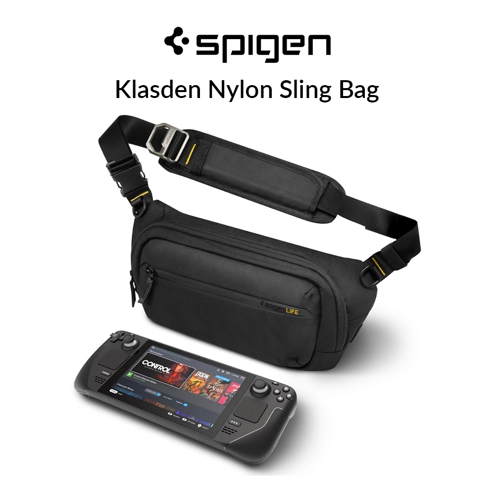 Spigen Klasden KD410 Sling Bag Chest Bag Shoulder Bag for Phone, Steam Deck, Nintendo Switch ...