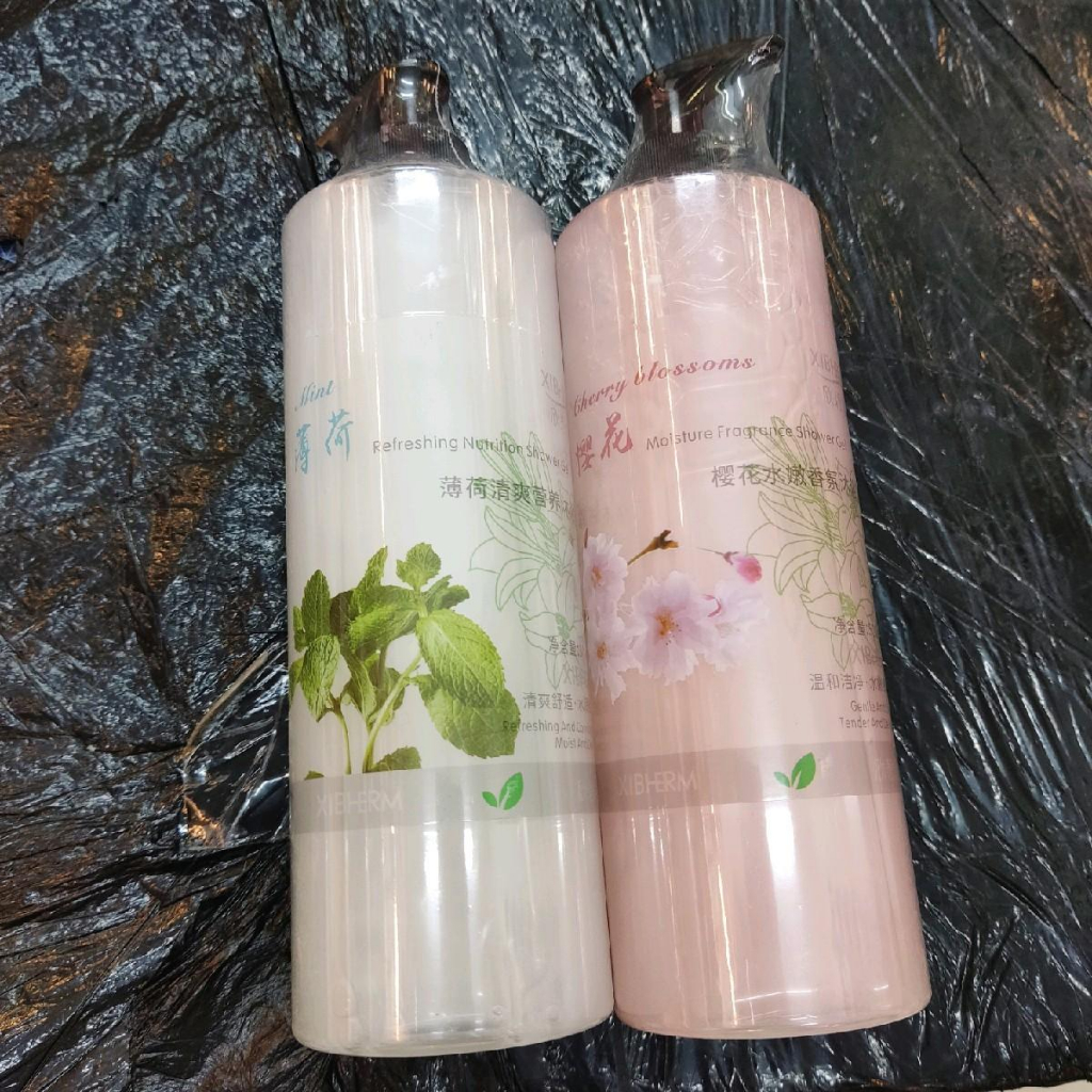 [500ml] Cherry Blossom Moisture Fragrance Shower Gel / Mint Refreshing ...