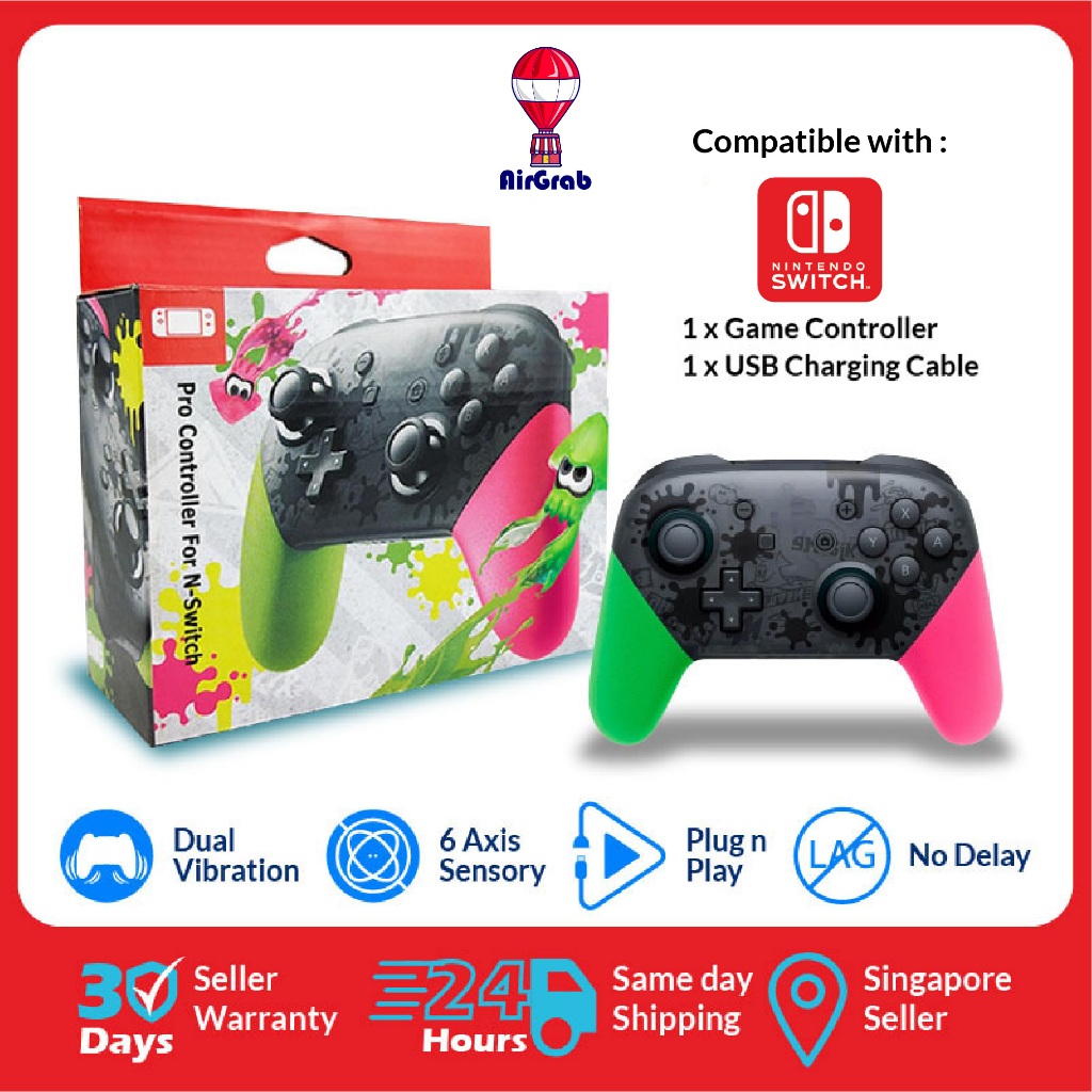 Switch Pro Wireless Controller Gamepad for Nintendo Switch / Switch 2 Splatoon Series [Local ...