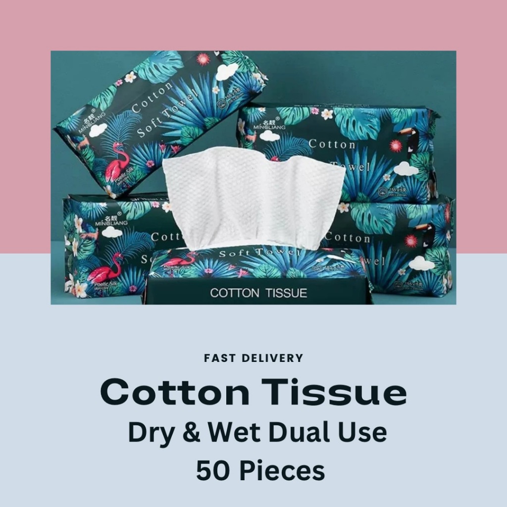 Disposal Face Cotton Tissue/Cleansing Face Towel Thick 50/100pcs ...