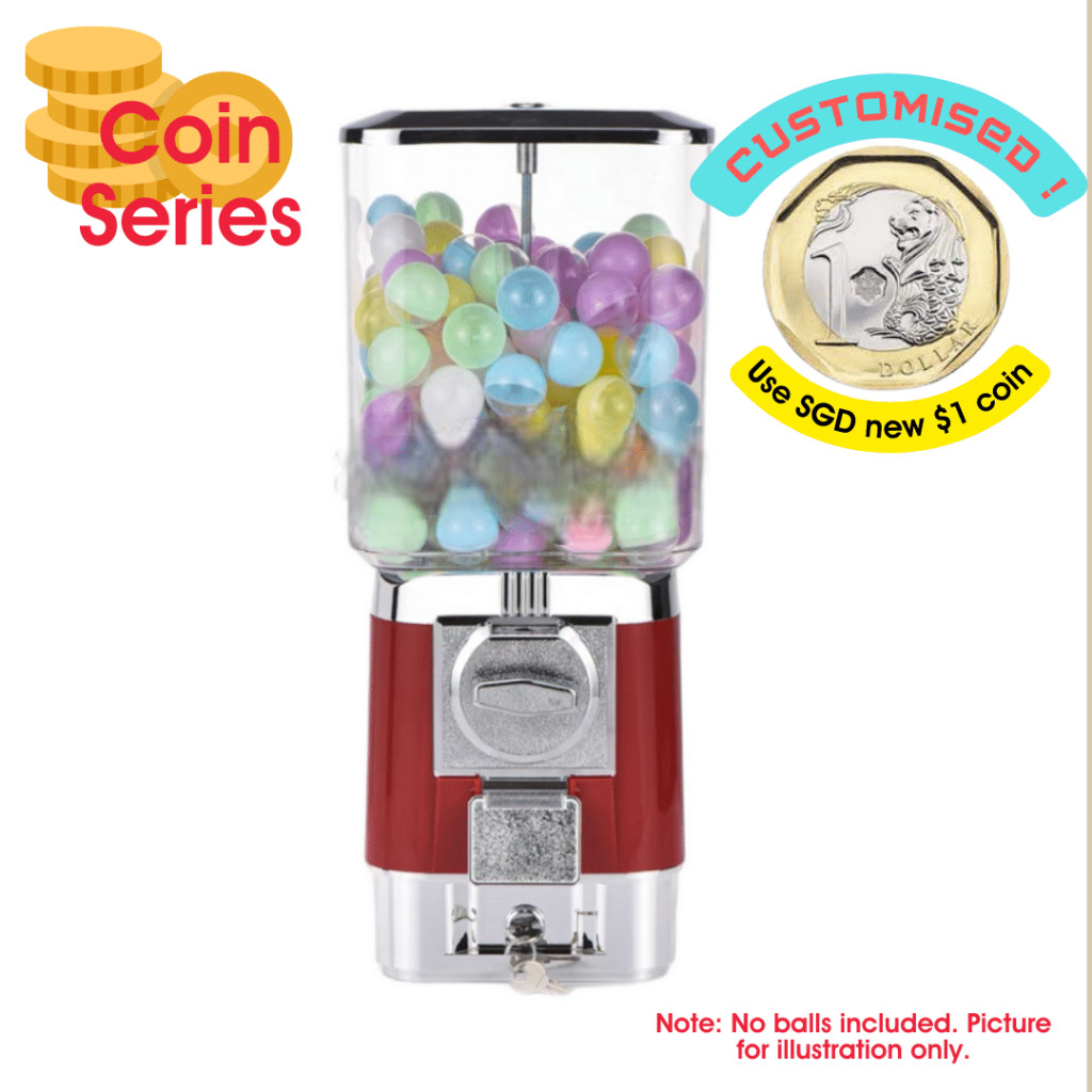 Multi Purpose Gachapon Capsule Dispenser Mini Vending Machine Storage ...