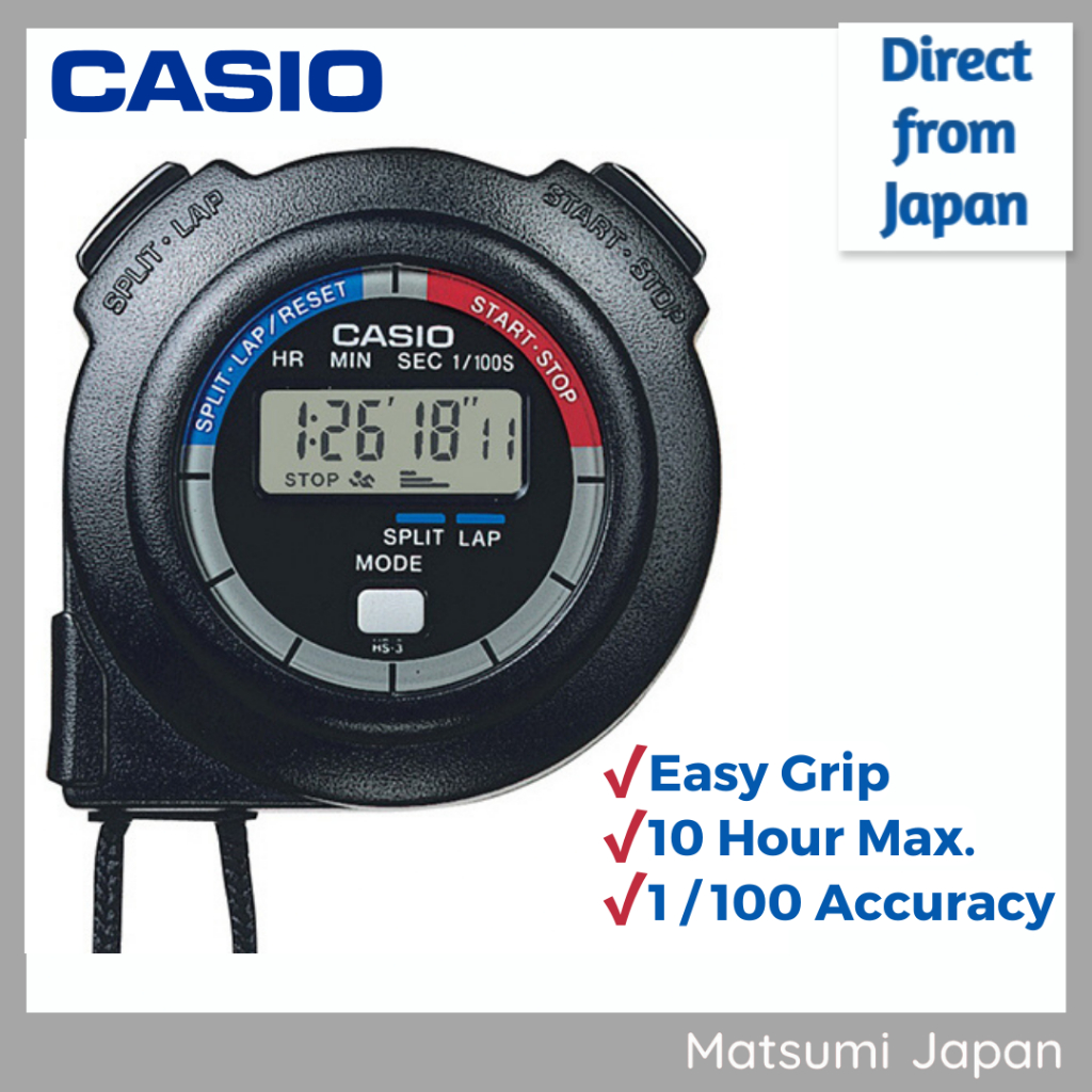 CASIO Stopwatch HS-3C-8AJH [Direct from Japan] | Shopee Singapore