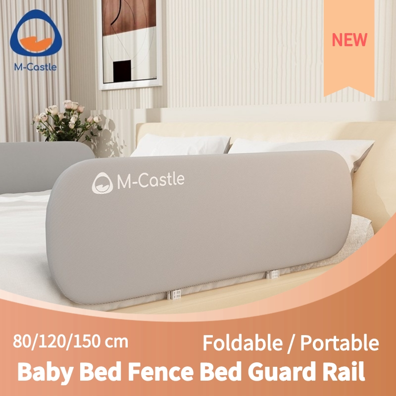 M-Castle Bed Rails Guard Foldable Crib Rail Guard ,Baby Bed Rail for ...