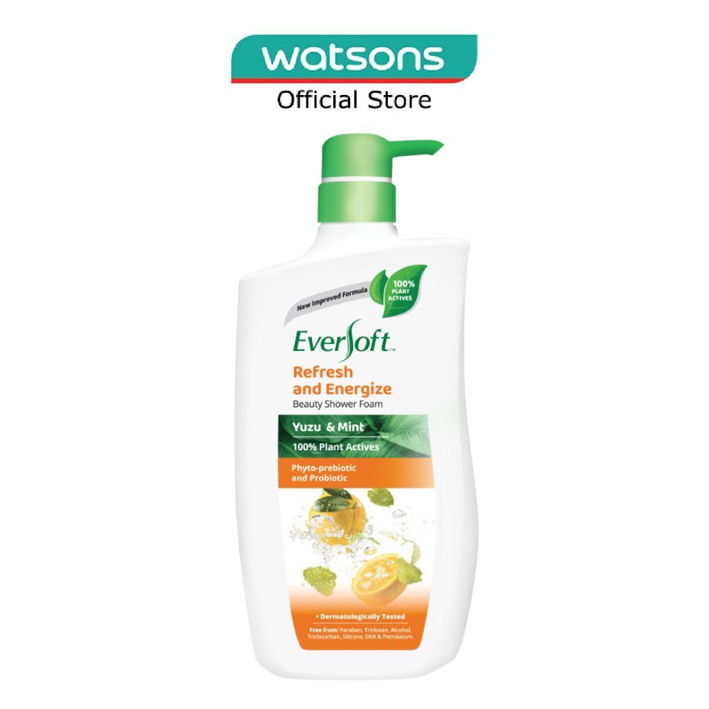 EVERSOFT Beauty Shower Yuzu & Mint 950g | Shopee Singapore