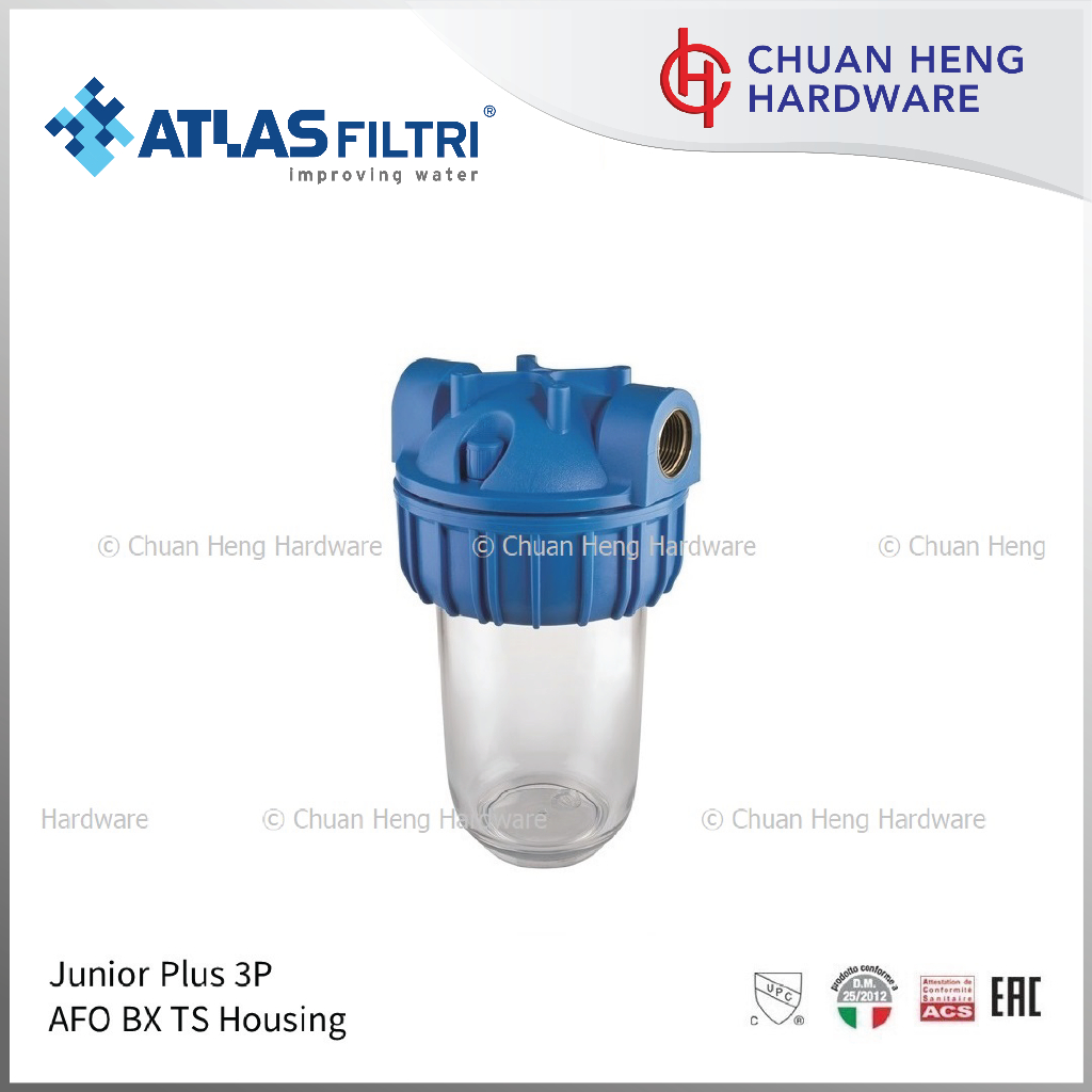 Atlas Filtri 7" Junior Plus 3P BX Housing Unit with FA 7 BX 25mcr ...