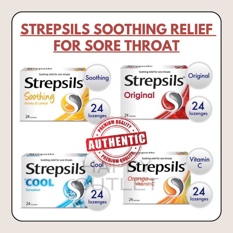 [🔥MIX & MATCH ️] Strepsils Lozenges for Sore Throat - 24s | Shopee ...