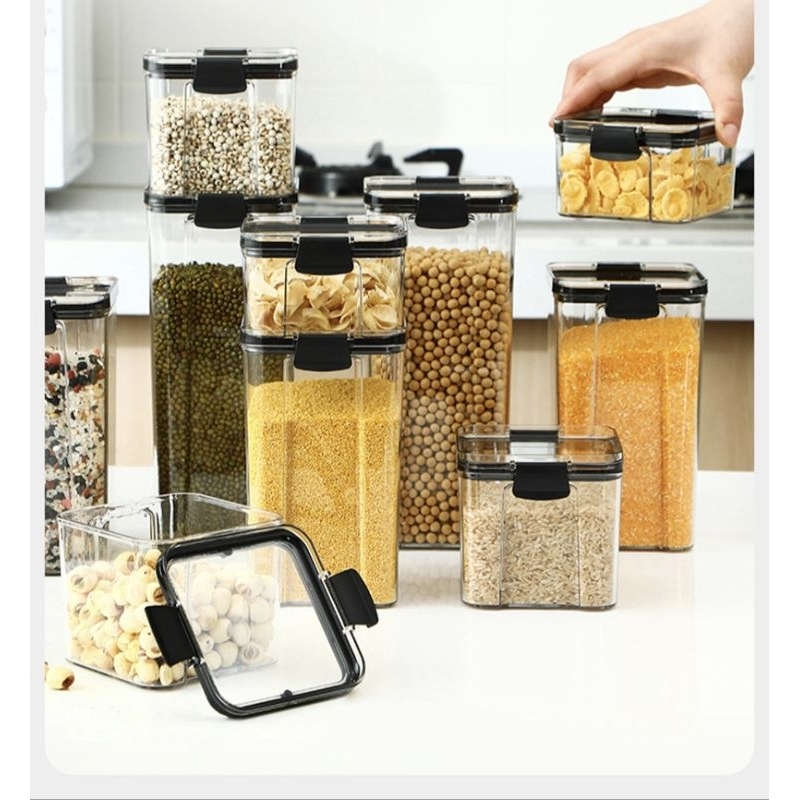 [SG stocks] Stackable Airtight Food storage container box kitchenware ...