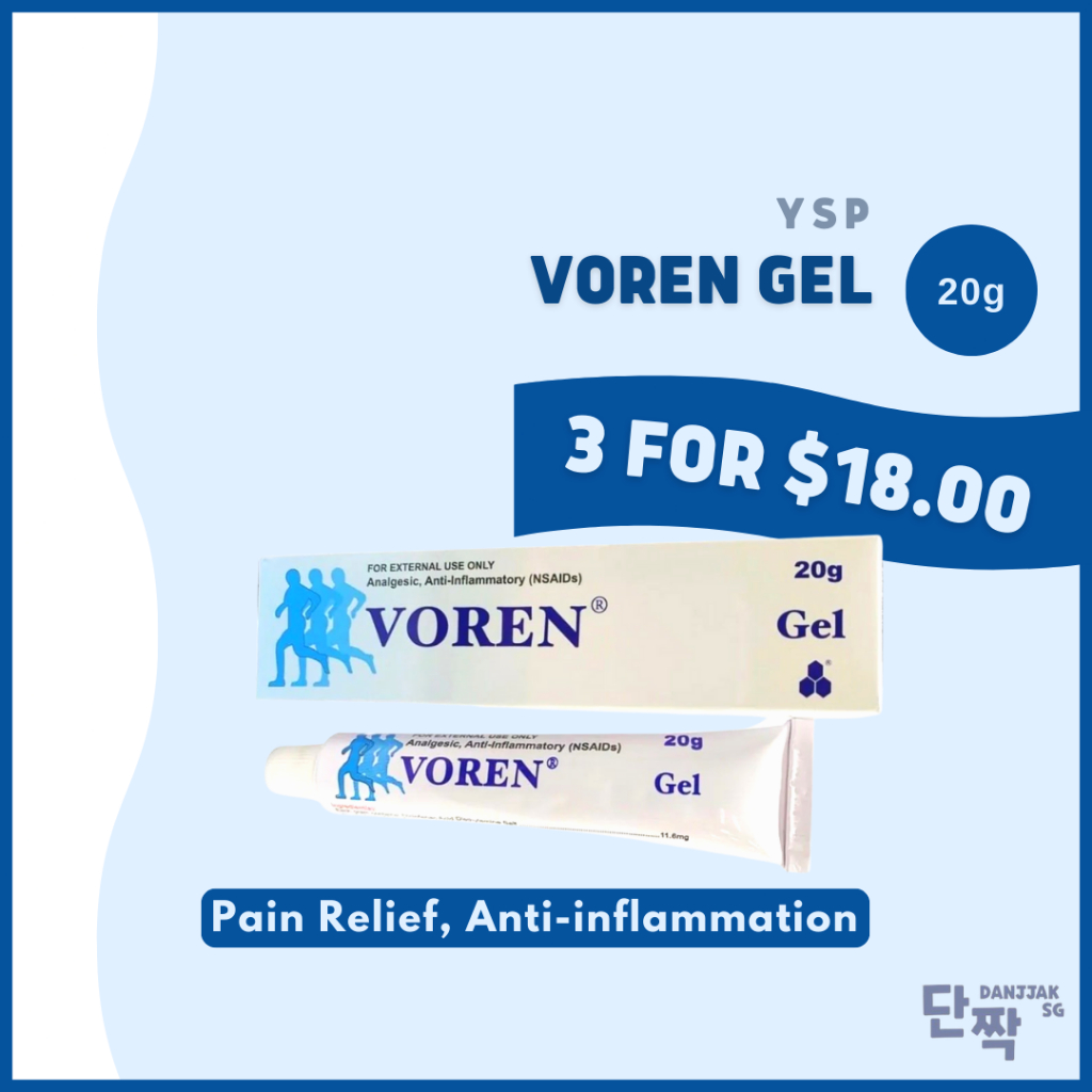 YSP Voren Anti-inflammatory Gel 20g (For Muscle Pain) | Shopee Singapore