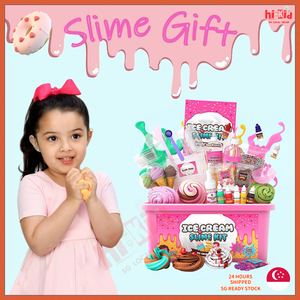 [SG Seller]Mermaid Slime Set DIY Styrofoam Fake Water Slime Girl Bubble ...