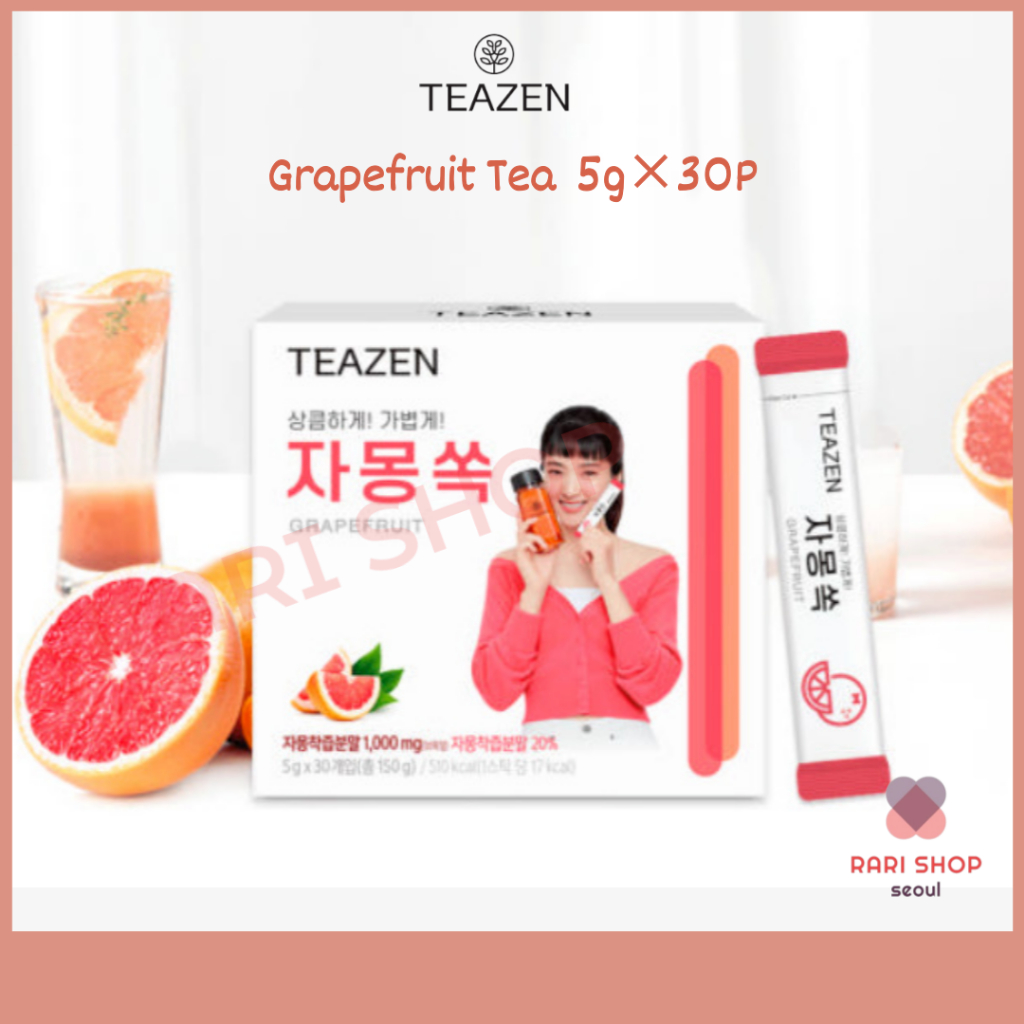 [TEAZEN] Korean Slimming Tea l Grapefruit Tea (5g X 30T) | Shopee Singapore