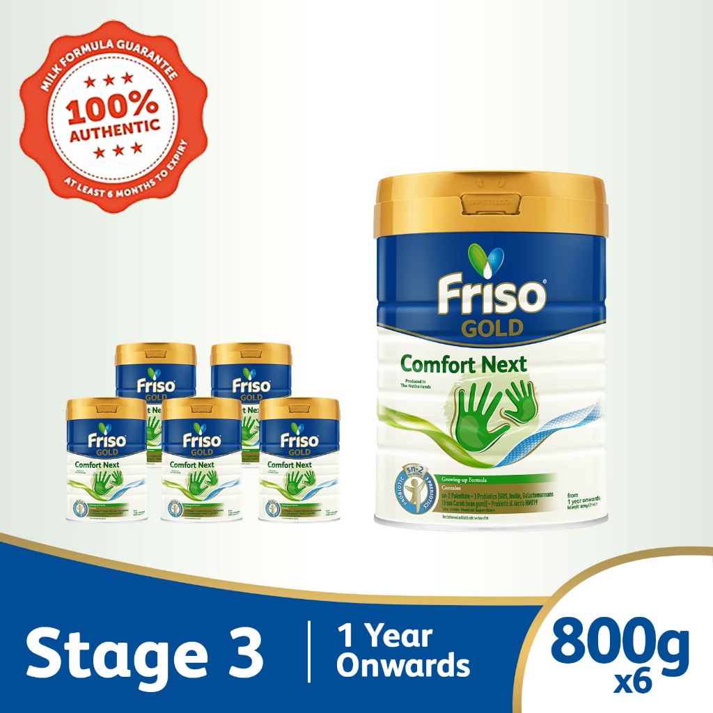 (Bundle of 6) Friso Gold Comfort Next 800g - Specialty Growing Up Milk ...