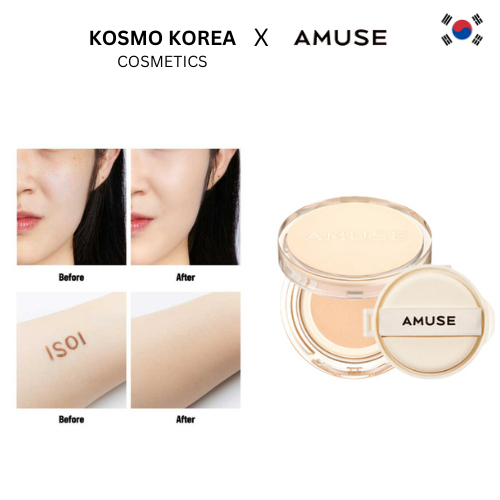 Amuse Skin Tune Vegan Cover Cushion SPF45 PA++ 15g | Shopee Singapore