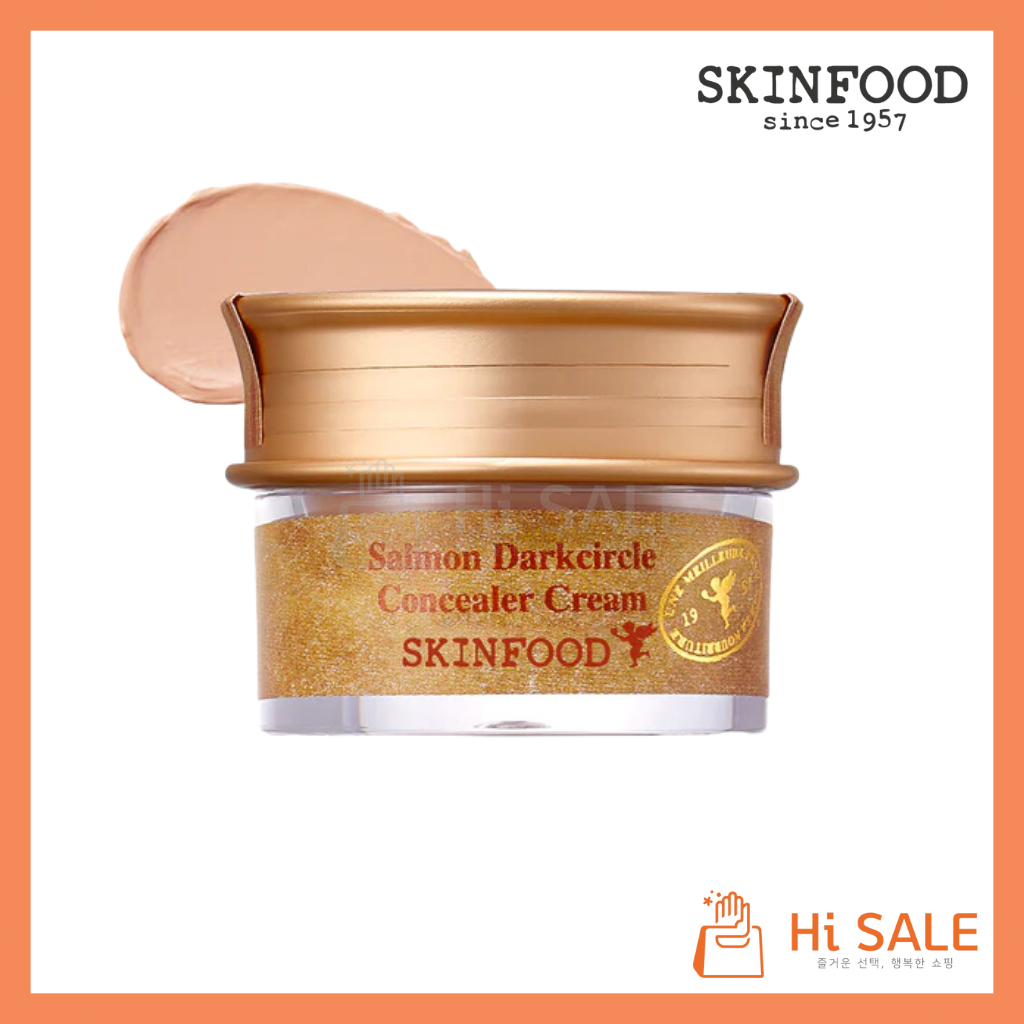 [SKINFOOD] Salmon Dark Circle Concealer Cream 01 Salmon Blooming / 02 ...