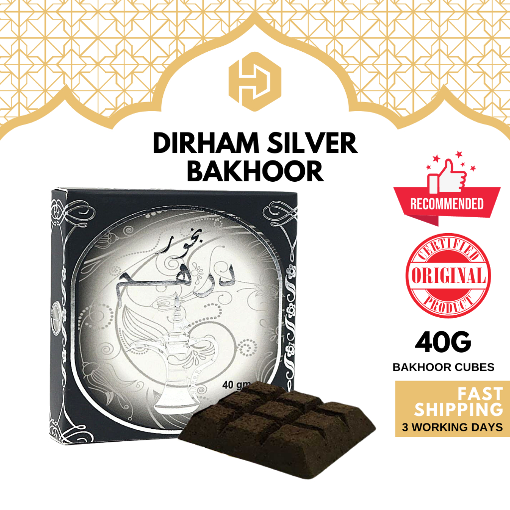 [SG] Dirham Silver Bakhoor | Bukhoor | Ard Al Zaafaran | Lattafa | Oud ...