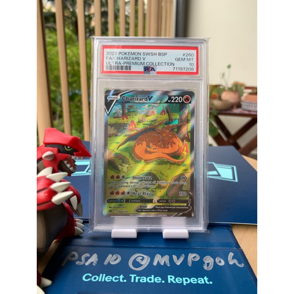 [PSA 10] POKEMON Card TCG PTCG Slab Charizard UPC SWSH Promo Set ...