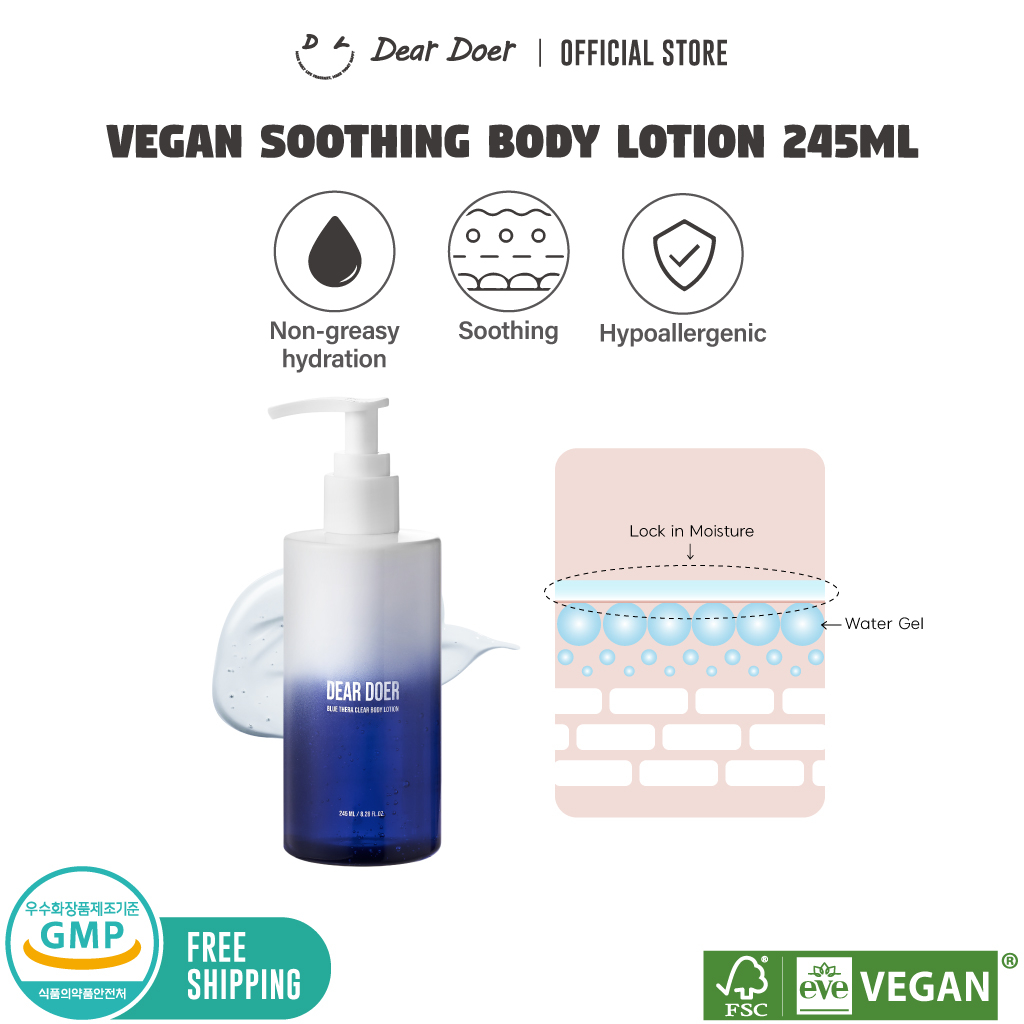 [Dear Doer] Blue Thera Intense Soothing Body Lotion for Oily Skin ...