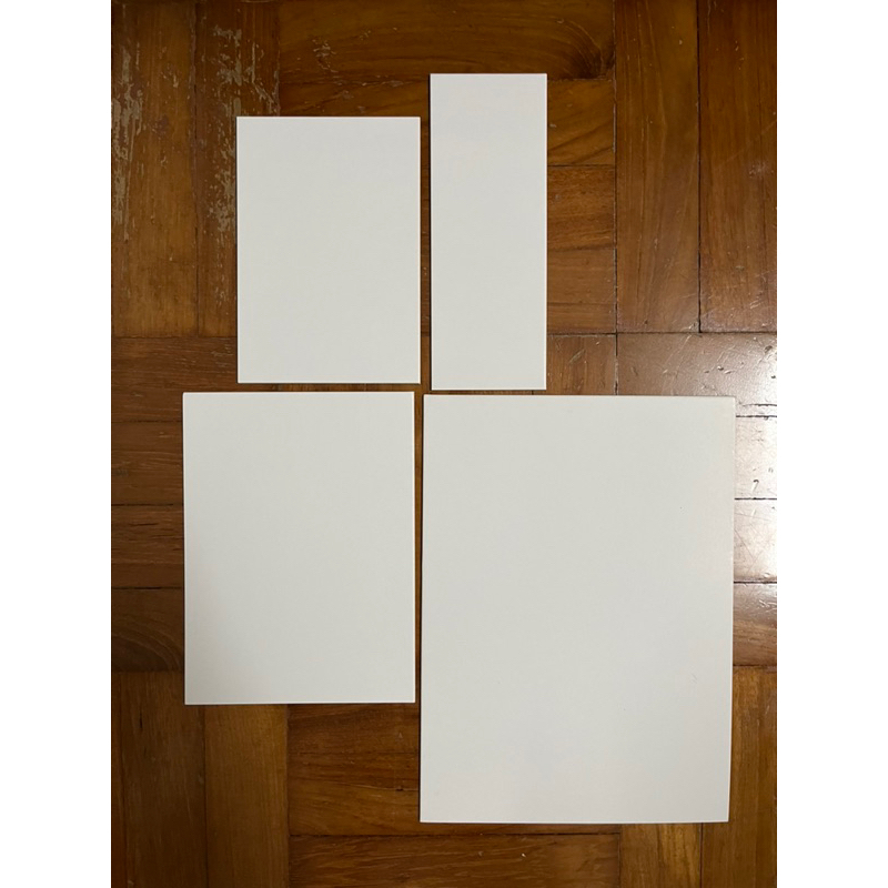 [SG READY STOCK] White 2mm Thick Cardboard Backing photocard 2mm kpop ...