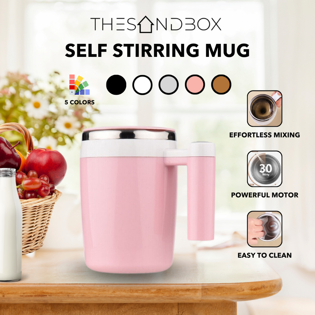 Self Stirring Mug - Quick & Efficient Mixing, Automated, Unique, User ...