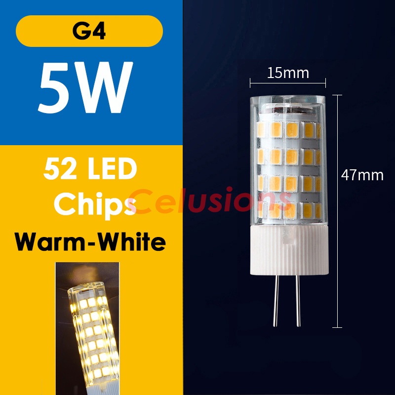 【SG Seller】 ️E12 E14 E27 G4 G9 MR16 GU10 ️LED Light Corn Bulb Candle Bright Home Ceiling ...