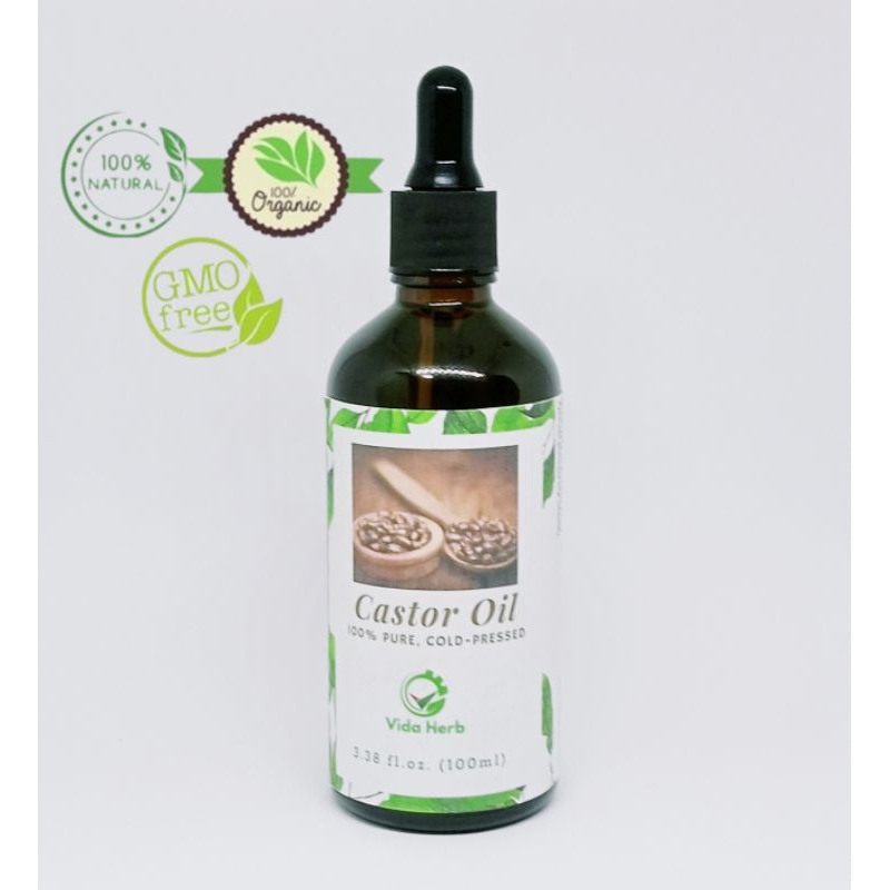 Finest Castor Oil , 100% pure & cold pressed, 100ml, GC/MS Tested, ISO ...