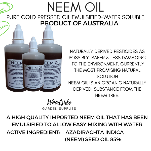 Australian Organic Neem Oil Pure/Premium Quality Cold Press Broad ...