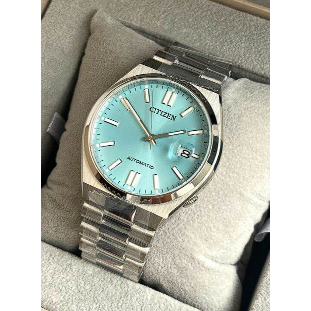 Citizen Tsuyosa Automatic Ice Blue Dial Men's Watch | Shopee Singapore