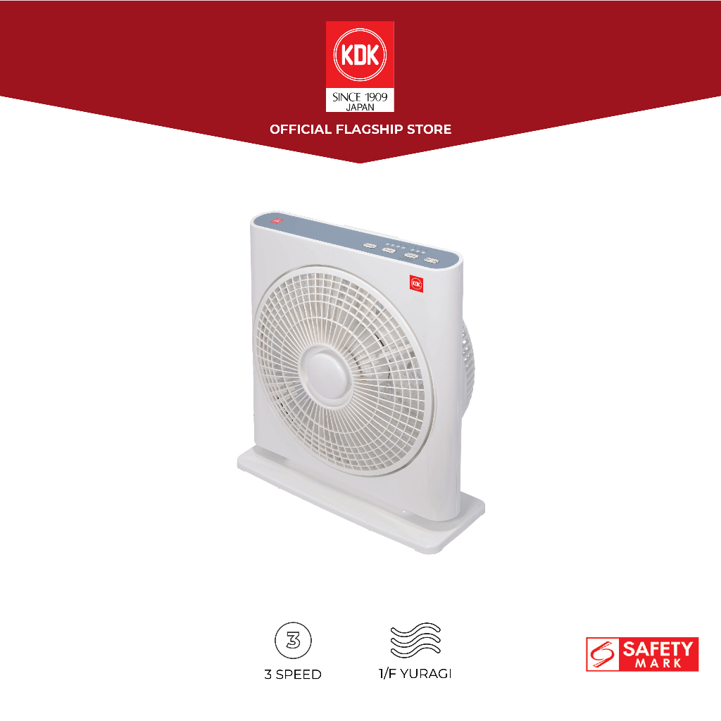 KDK ST30H Box Fan with 3-Speed and Electronic Timer | Shopee Singapore