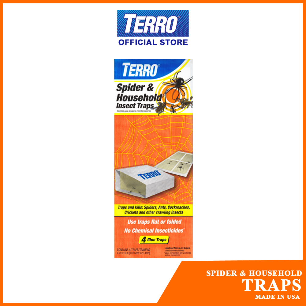 [4 TRAPS] Terro Spider & Household Insect Trap (Non-Toxic) | Shopee ...