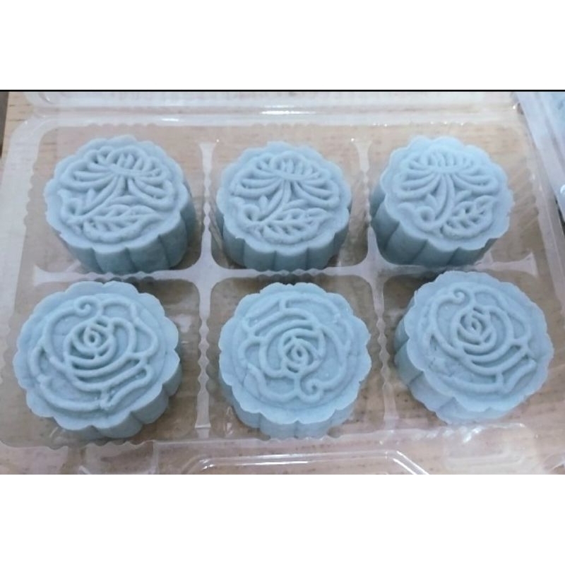 Snow Skin Mooncake 6pcs (Blue Pea Natural Color) | Shopee Singapore