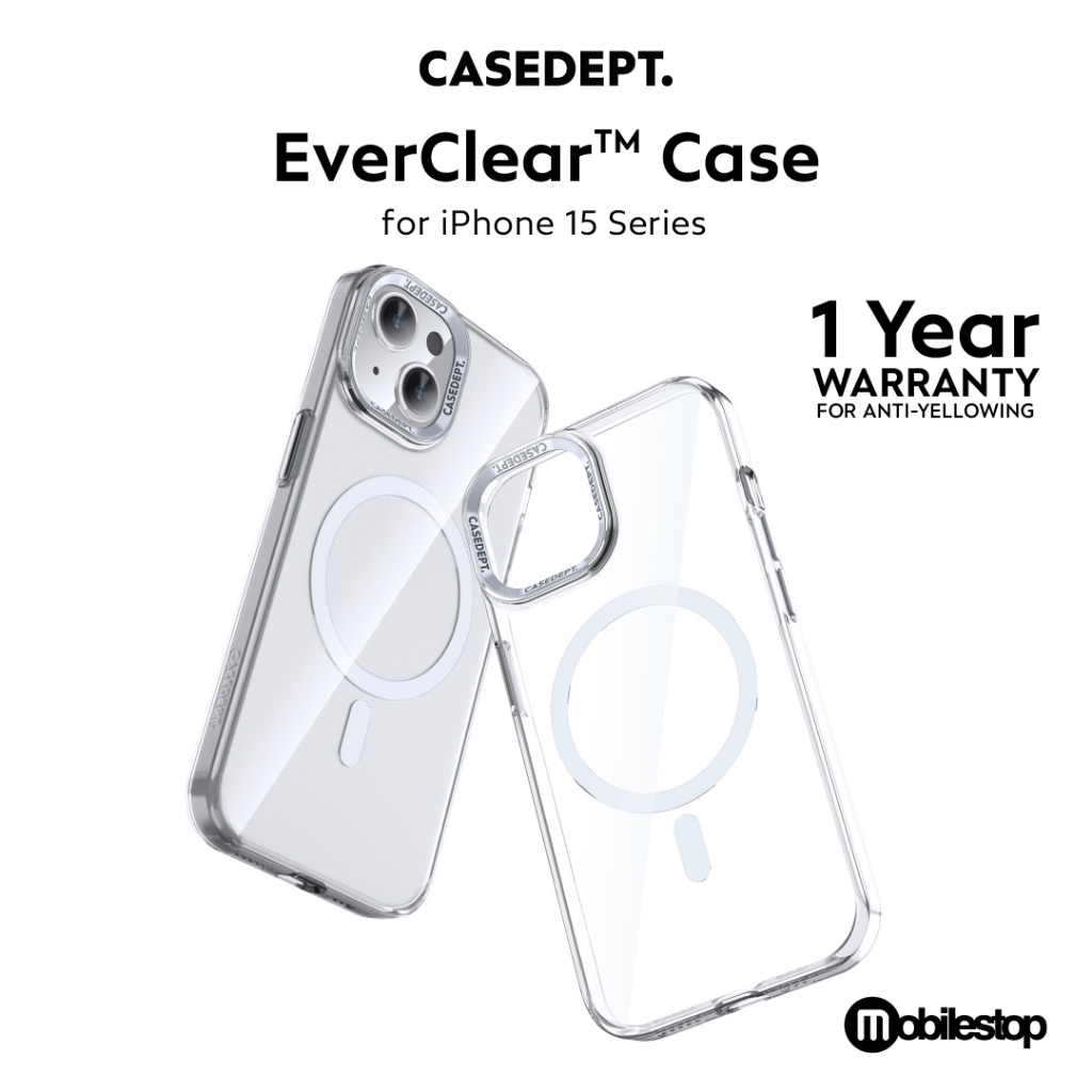 CaseDept. iP 15 / 15 Pro / 15 Pro Max / 14 Pro / 14 Pro Max EverClear ...