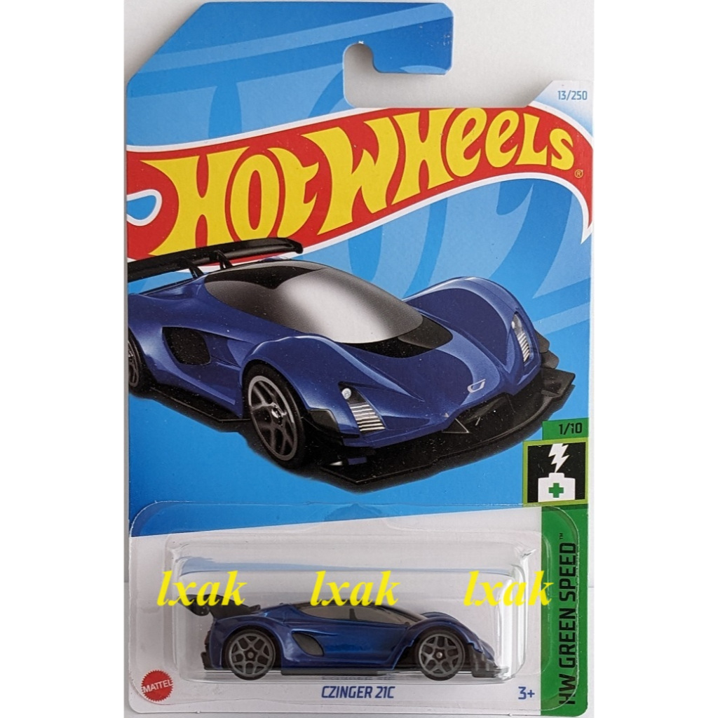Hot Wheels 2024 #013/250 Czinger 21C - HW Green Speed 1/10 - B Case ...