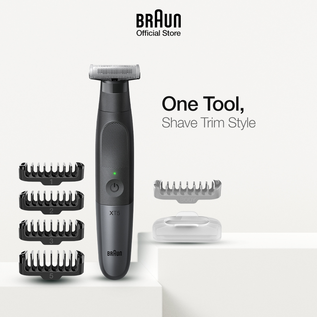 Braun Series X XT 5100 Shaver and Trimmer Tool with 5 attachments Trim ...