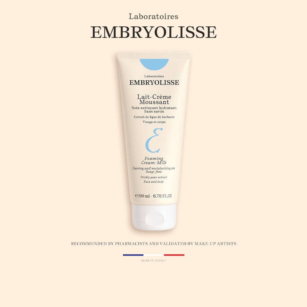 Embryolisse Foaming Cream Milk 200ml (Expiry: 31/1/2026) | Shopee Singapore