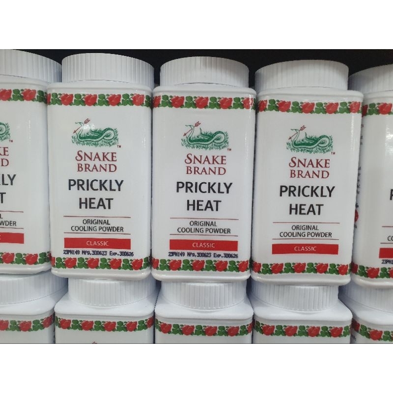 (Bundle Of 3,9) Thailand Snake Powder Prickly Heat Snake Powder 50g ...