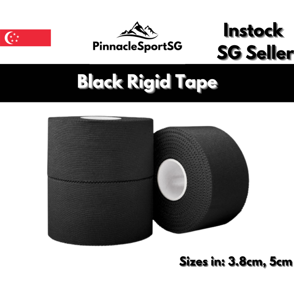 [SG] Black Rigid Sports Tape Athletic General Purpose Football ...