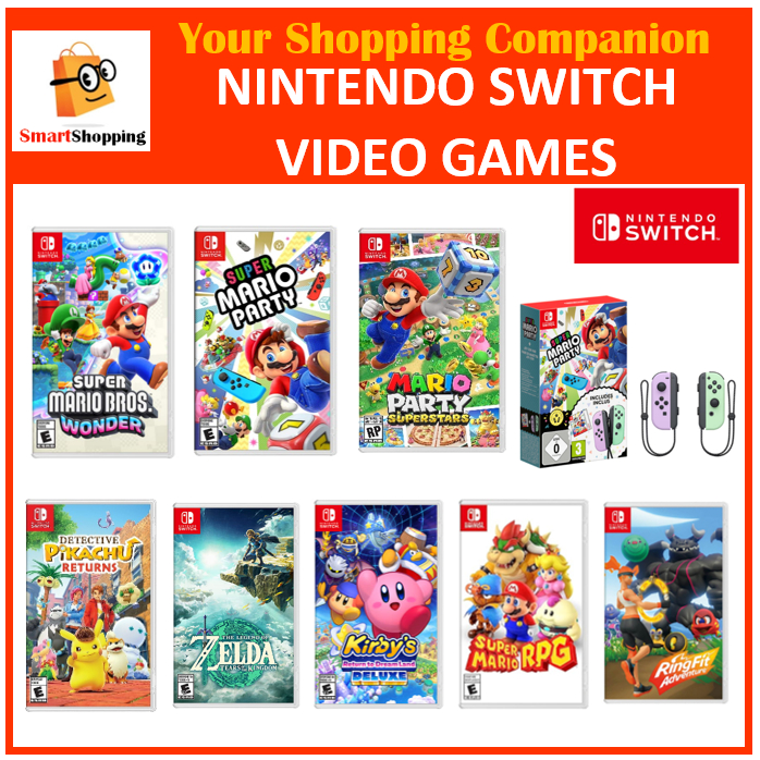 Nintendo Switch Game Mario Kart Deluxe 8 Donkey Kong Zelda Wisdom ...
