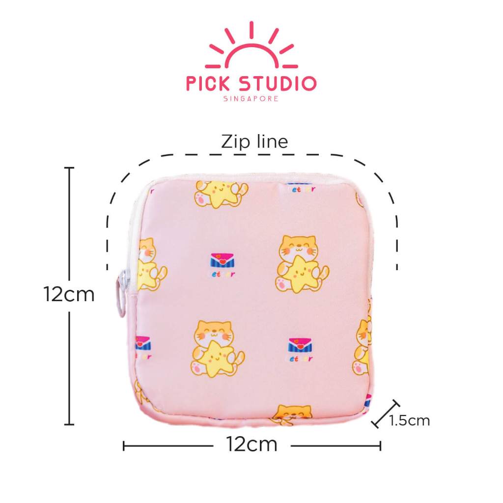 [SG LOCAL STOCK] 16 Designs Portable Sanitary Pad Pouch / Napkin ...