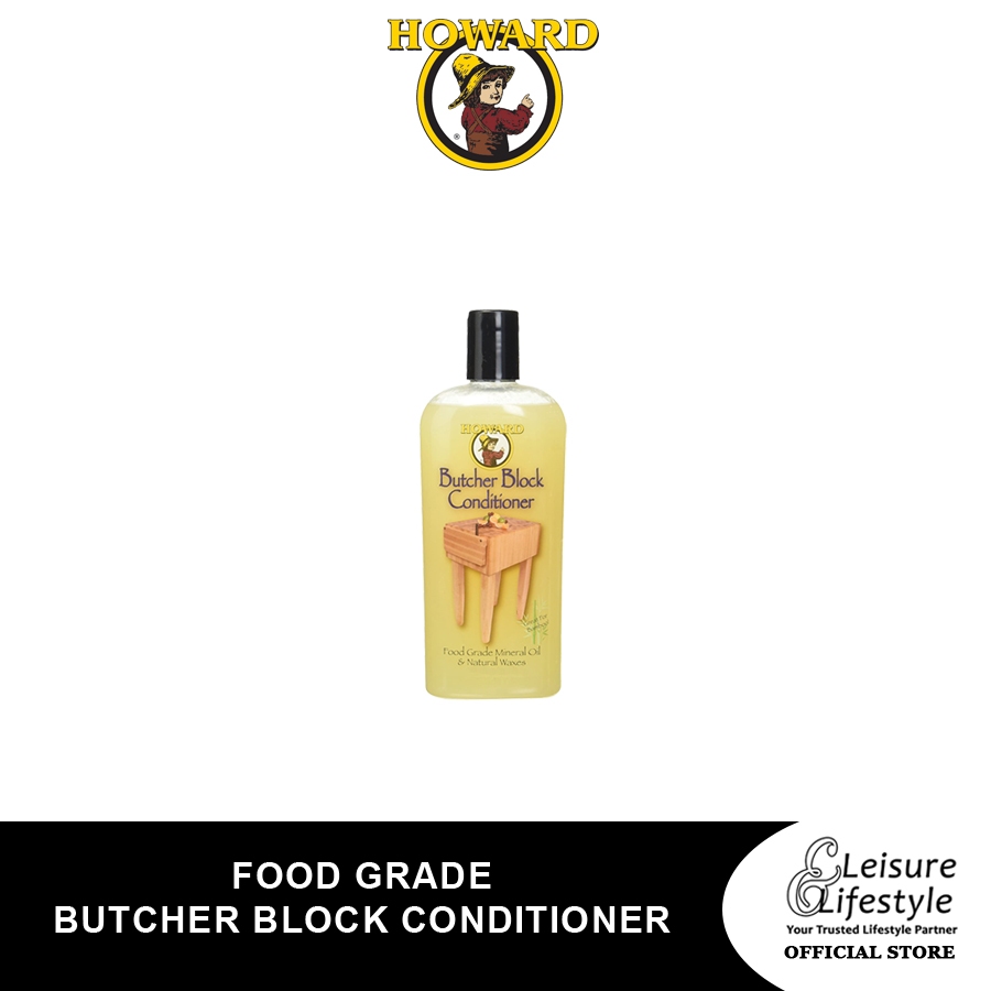 Howard Butcher Block Conditioner 59ML (Food Grade Mineral Oil) | Shopee ...