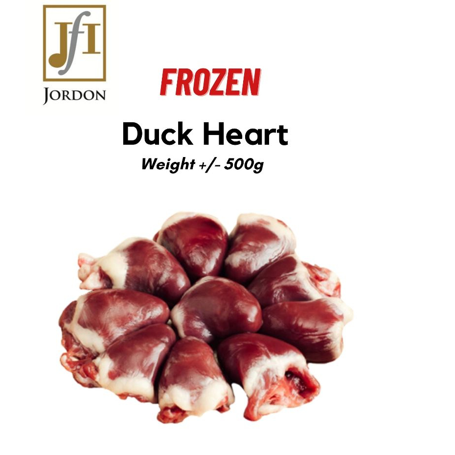 [Jordon] Frozen Duck Heart 500g | Shopee Singapore