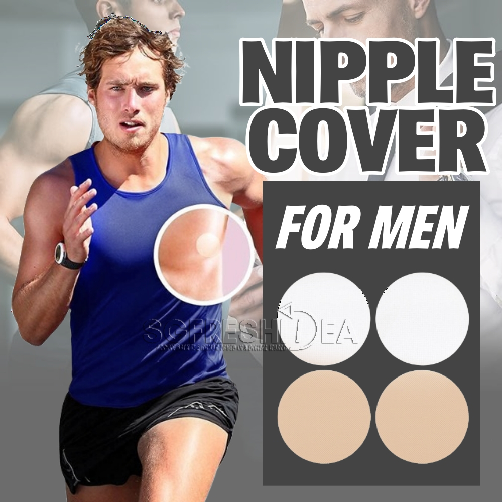 (10.10 SALE) Disposable Nipple Chest Cover Protection Protector For Men ...