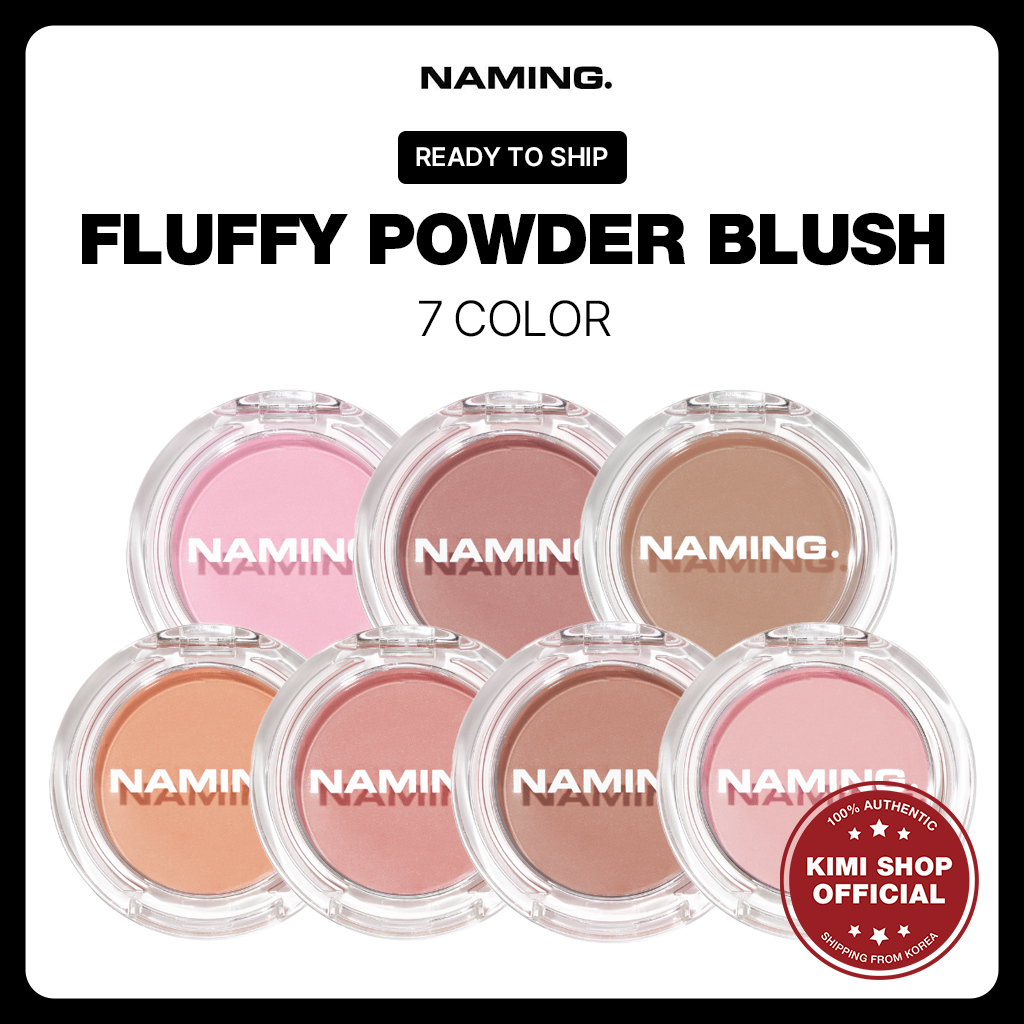 [NAMING] Fluffy Powder Blush 7 Color / Shipping from Korea | Shopee ...