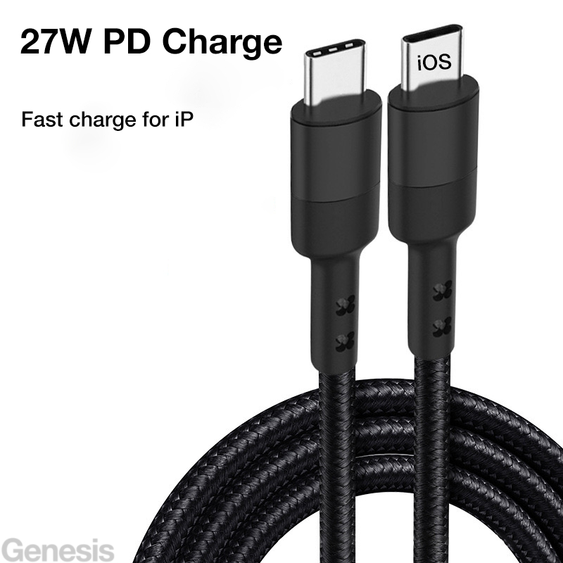 Genesis Type C Fast Charging Cable USB 100W Charge 5A/ 3A iP PD Micro 3 in 1 Phone Charger Wire ...