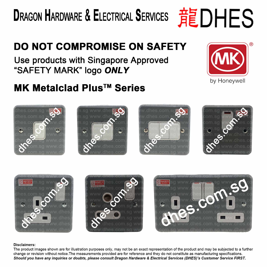 MK Metal Clad MetalClad 1 Gang To 3 Gang Switch 1 Gang To 2 Gang Socket ...