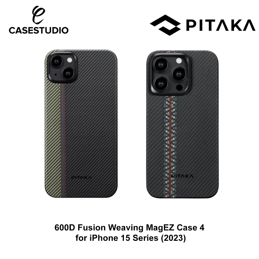 PITAKA 600D Fusion Weaving MagEZ Case 4 for iPhone 15 Series (2023) | Shopee Singapore