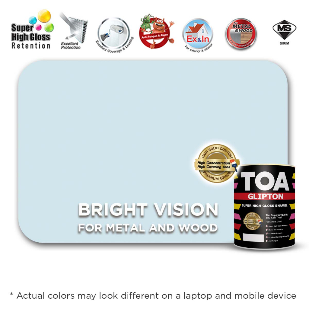 [NO.1 Enamel Paint in SG] TOA Glipton Super High Gloss Multiple ...