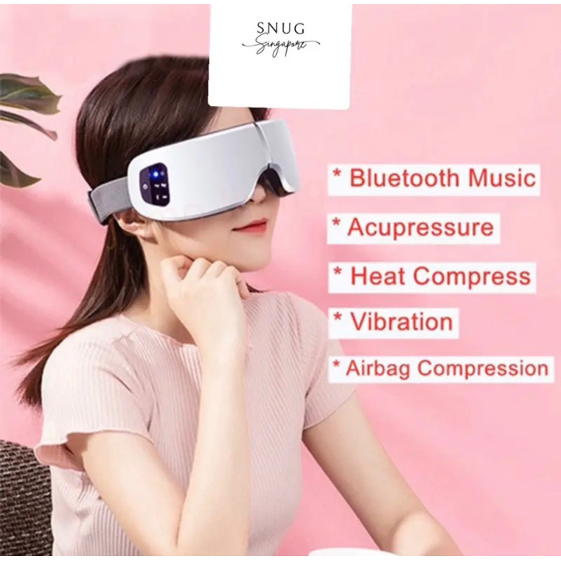 [SG READY STOCK!] SNUG SMART EYE MASK 3D PORTABLE BLUETOOTH SLEEPING ...